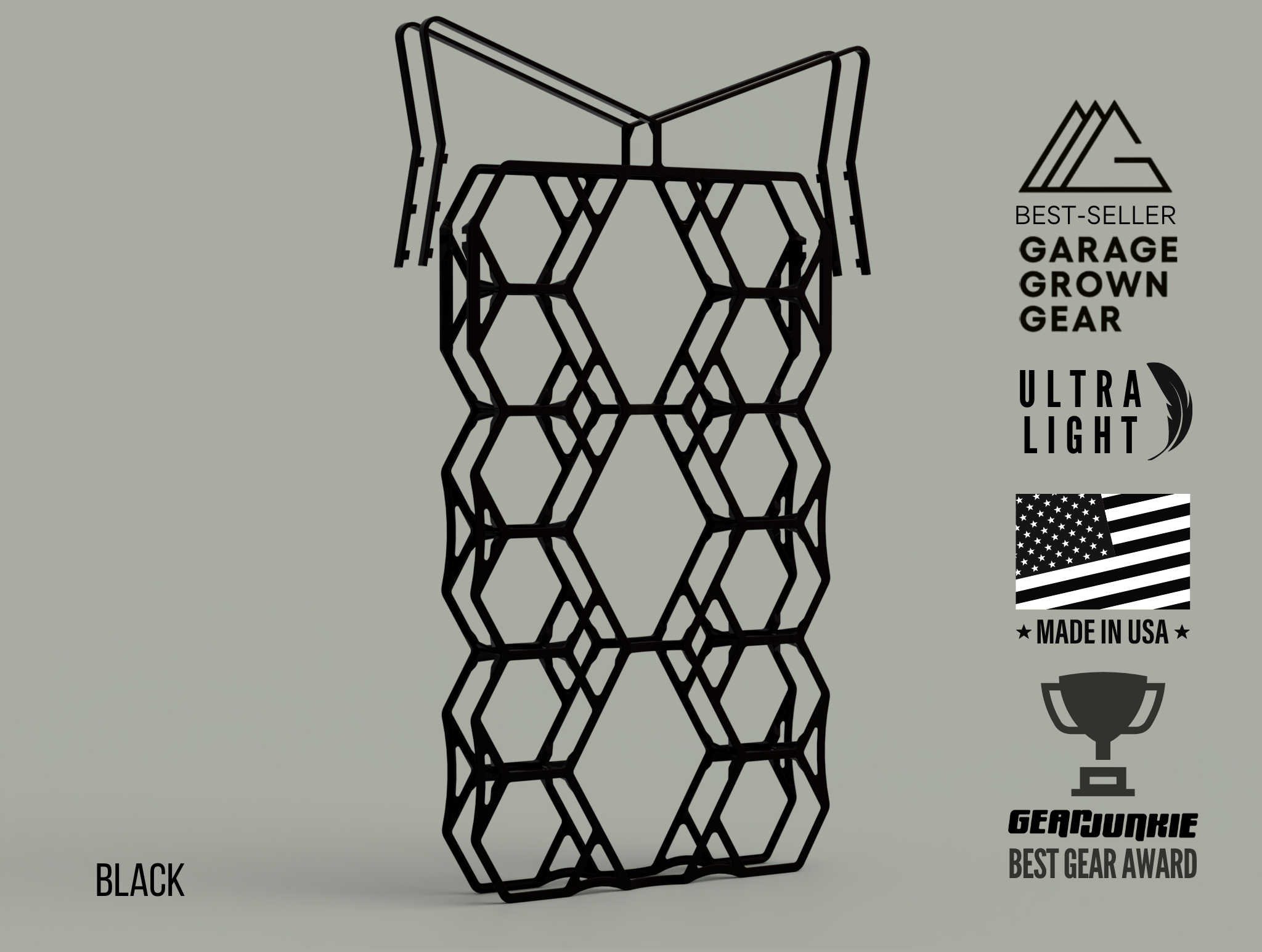 Vaucluse Ultralight Ventilation Backpack Frame - Increase Back Airflow ...