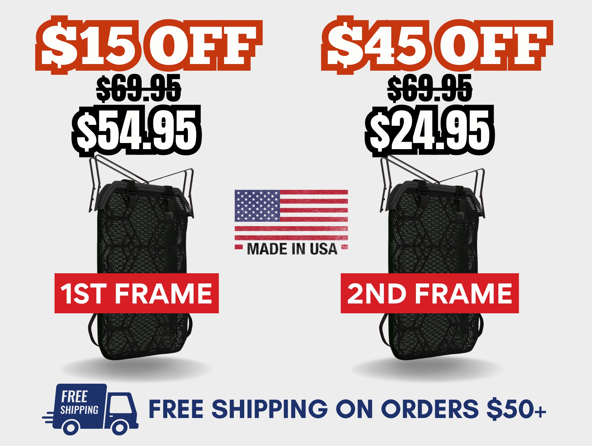 Ultralight Ventilation Backpack Frame by Vaucluse Gear - Increase ...